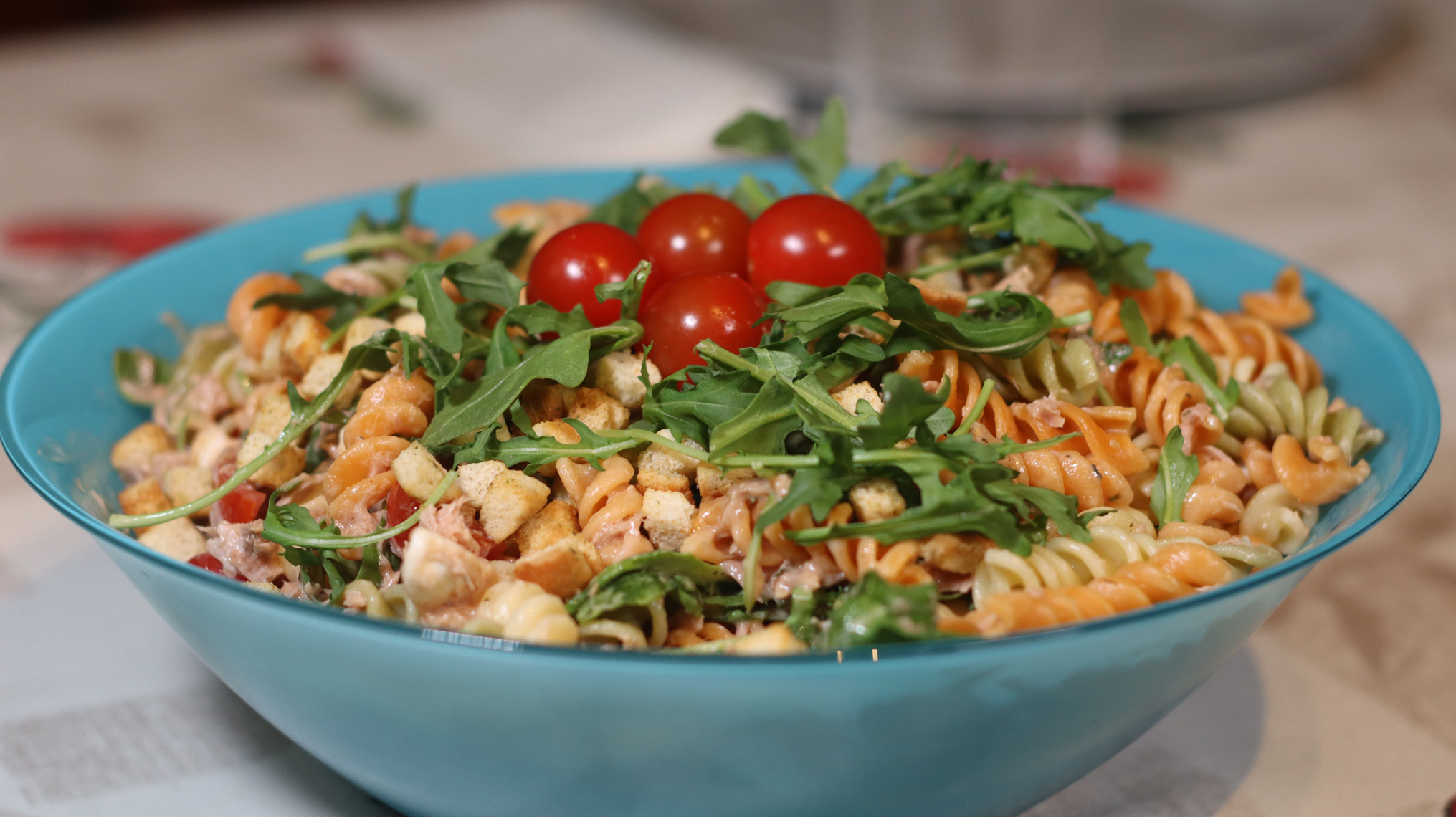 Salada de Fusilli com Atum - Receitas - Amoras & Mirtilos