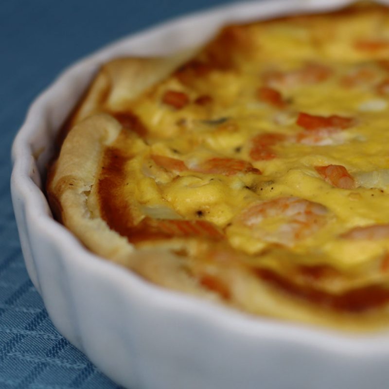 Quiche de Camarão e Delícias do Mar - Amoras & Mirtilos