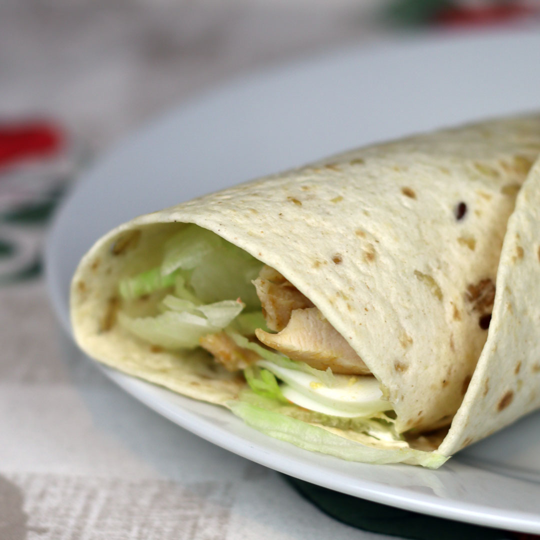 Wrap de Frango - Amoras & Mirtilos