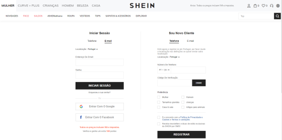 Guia de Compras na Shein - Amoras & Mirtilos
