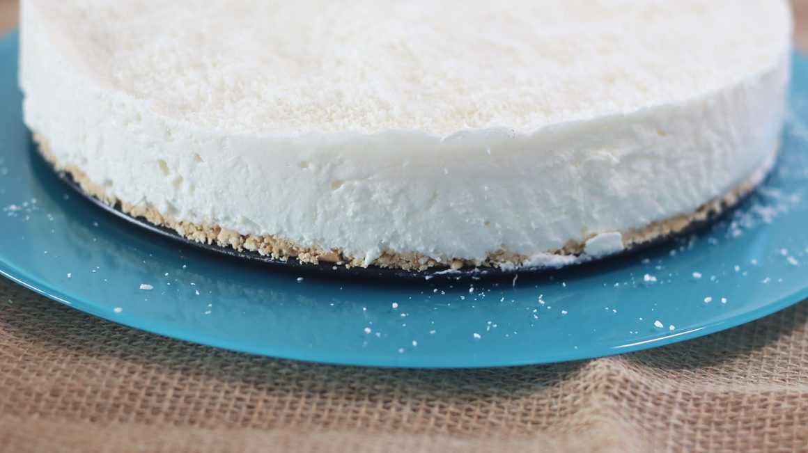 Cheesecake de Coco - Amoras & Mirtilos