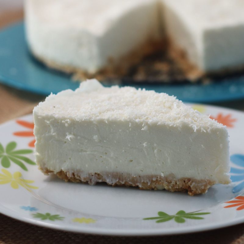 Cheesecake de Coco - Amoras & Mirtilos
